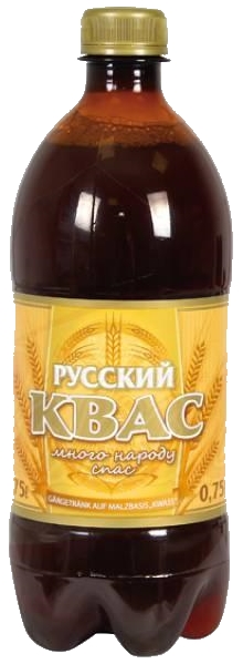 Kohlensäurehaltiges Gärgetränk "Russkij kwass" 1,5L - TERRA MARKT